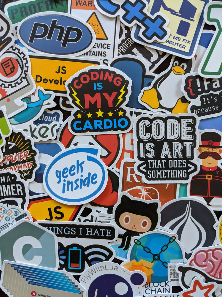 Coder Themed Sticker Pack – Stickerload