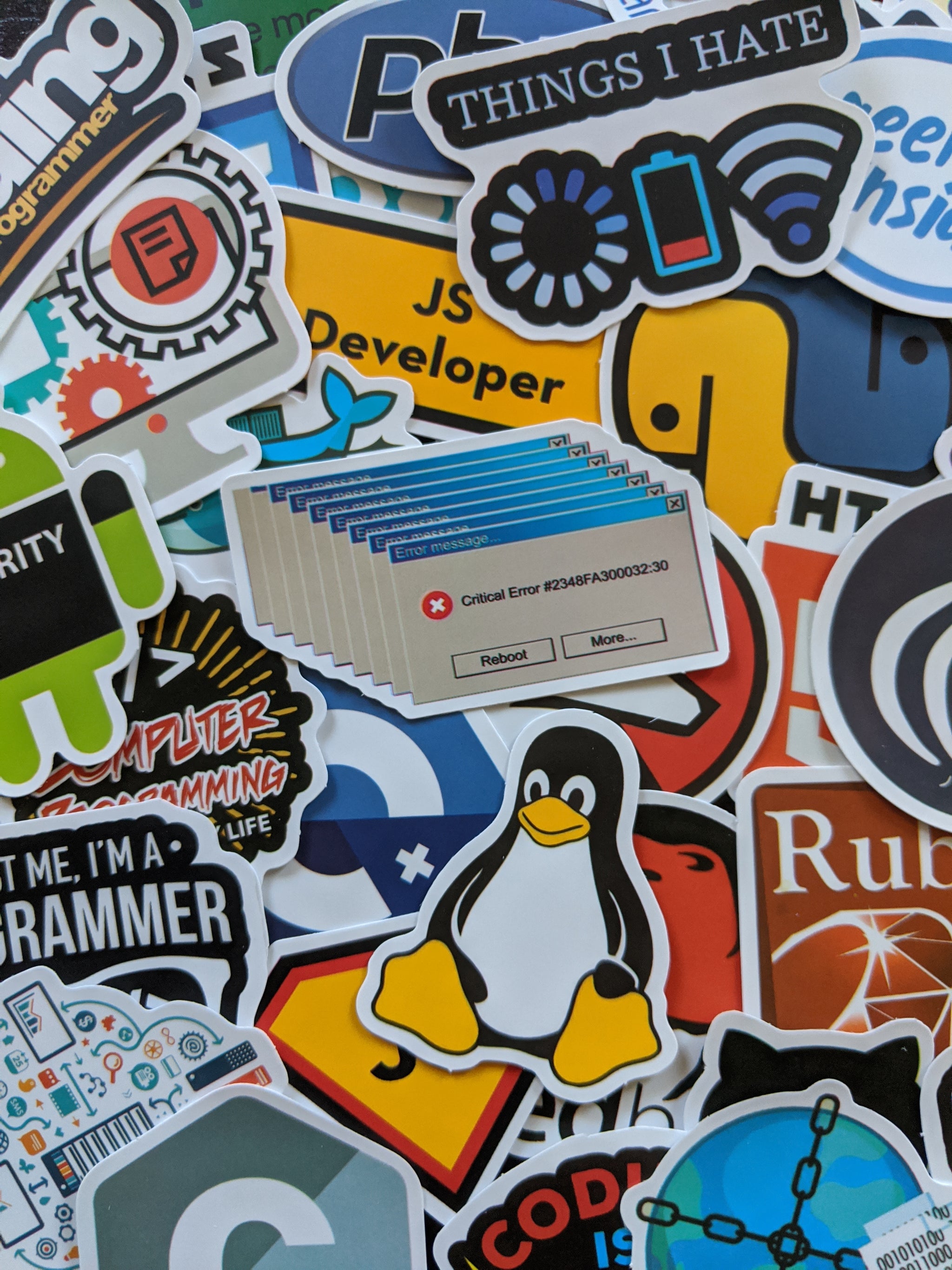 Coder Themed Sticker Pack – Stickerload